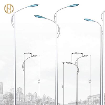 China 6M 8M 10M 12M Street Light Pole Octagonal Shape Q235B / Q345B Shaft Material for sale