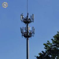China Hot Dip Galvanized Telecommunication Post 20M 25M 30M 35M 40M Wind Resistant for sale