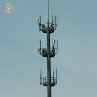 China Galvanized GR50 Telecommunication Post For Wireless Internet for sale