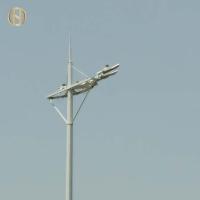 China Octadecagon High Mast Street Light Pole Hot Dip Galvanized 20M 30M 36M for sale