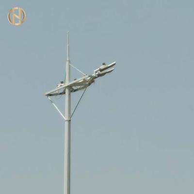 China Octadecagon High Mast Street Light Pole Hot Dip Galvanized 20M 30M 36M for sale