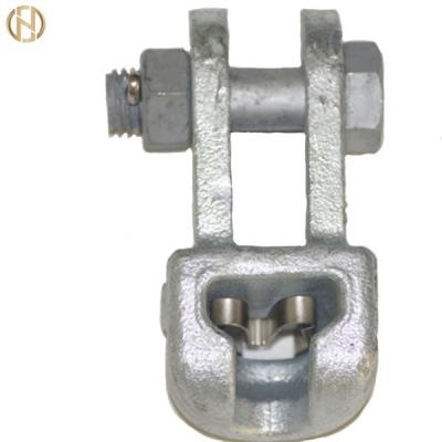 China Hot Dip Galvanized Steel Socket Clevis Eye Convenient For Insulator for sale