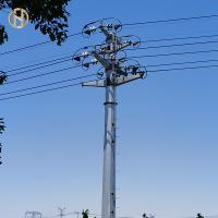 China Steel Electric Metal Power Transmission Pole 69KV 90FT Q460C for sale