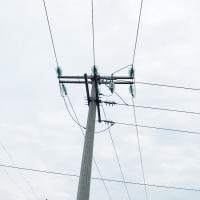 China 12KV 35KV Pole Accessories Galvanized Steel 8000D Cross Arm For Power Project for sale