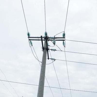China 12KV 35KV Pole Accessories Galvanized Steel 8000D Cross Arm For Power Project for sale