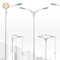 China 30M Q345B Galvanized Street Light Octagonal Pole AWS D1.1 Welding for sale