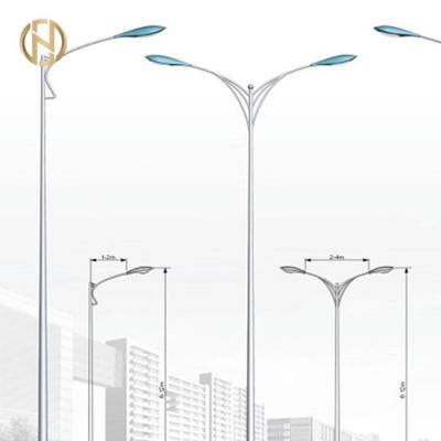 China 30M Q345B Galvanized Street Light Octagonal Pole AWS D1.1 Welding for sale