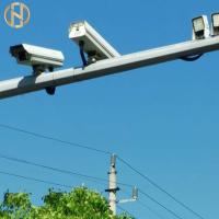 China Q235B Galvanized Steel 5M Surveillance Camera Pole for sale