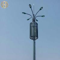 China 25M High Mast Pole With 400W 800W LED Floodlight for sale