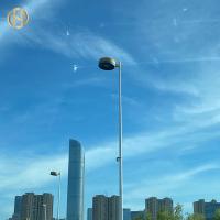 China 15m  Octagonal Hot Dip Galvanized Roadside GI Street Light Pole for sale