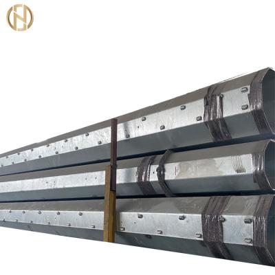 China Customized Metal Power Pole 132KV Transmission Line HDG Surface for sale