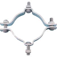 China Hot Dip Wonder Hardware Guy Clamp Hold Hoop Galvanized Steel for sale