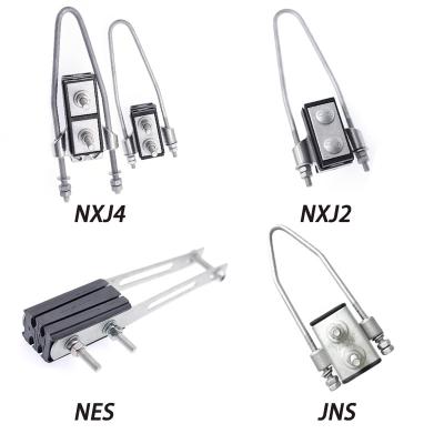 China Two Core Bunched Cable Strain Clamp Clustered Insulated Tension Collecting Anchor for sale