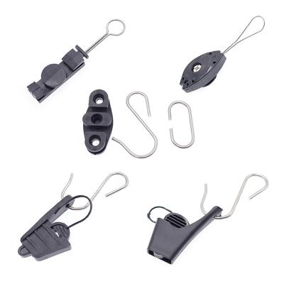 China ADSS FTTH Type Anchor Drop Wire Clamp For Optic Fiber Cable Tension for sale