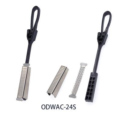 China ODWAC Series FTTH Cable Suspension Clamp Stainless Steel Wire Tension for sale