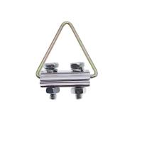 China OPGW Optical Figure 8 Cable Suspension Clamp With Steel Messenger for sale