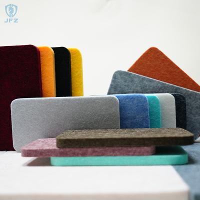 China Polyester Fiber Acoustic Foam Panels 1220x2440mm Fireproof Sound Absorbing Board B1 for sale