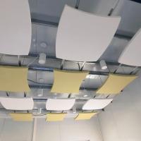 China Customized Fiberglass Ceiling Acoustic Panel For Sound Absorption for sale