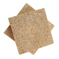 China Sound Insulation Wood Wool Acoustic Panel Durable Wood Wool Cement Boards Customized for sale