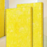 China Fireproof Acoustic Foam Panel Glass Wool Board Insulation For Home Decor for sale