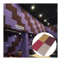 China Fabric Acoustic Wall Panels 25mm 50mm 100mm Sound Absorbing for Cinema Home Theater for sale