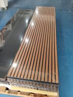 China Durable Acoustic Slat Wood Panel Noise Reduction Ceiling Panels For School for sale