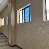 China Perforated Acoustic Panel 600x600mm MDF Sound Absorbing Ceiling Panel Fireproof Moisture Resistant for sale