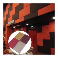 China High Density Fabric Acoustic Panel Home Decor 3D Acoustic Wall Panels for sale