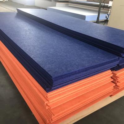 China Office Polyester Wall Panels Durable PET 3D Acoustic Wall Panels for sale