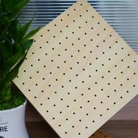 China Home Decorative Perforated Acoustic Panel Simple Wooden Acoustic Panel for sale