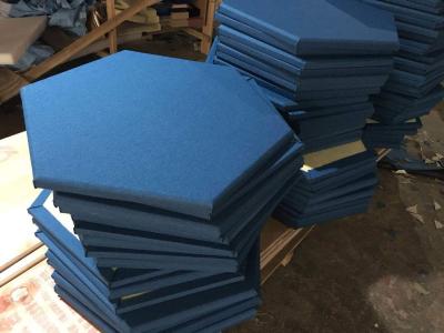 China Minimalism Natural Fabric Acoustic Panel Hall Acoustic Ceiling Panels for sale