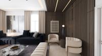 China Acoustic Slat Wood Panel 21mm Sound Absorbing MDF Panel 600x2400mm for Hall Decoration for sale