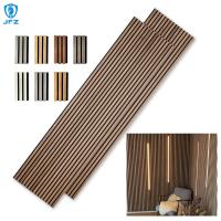 China Nature Solid Wood Slat Wall Panels Durable Acupanel Acoustic Wood Panel For Studio for sale