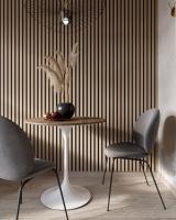 China Nature Solid Wood Slat Wall Panels Durable Acupanel Acoustic Wood Panel For Studio for sale