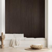 China Customized Slat Wall Acoustic Panel Durable Acoustic Ceiling Panel For Villa for sale