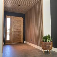 China Easy Installation Acoustic Ceiling Panel Natural Acoustic Wood Panel for Hotel for sale