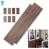 China Customized Acoustic Wood Slat Wall Panel 21mm Sound Absorbing Noise Reduction MDF Veneer for sale
