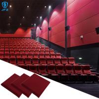China Decorative Fabric Acoustic Panel Flame Retardant Fiber Glass Sound Insulation 600x600mm for sale