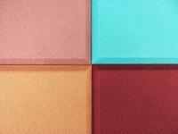 China Fiberglass Acoustic Panel Fireproof Sound Absorption Ceiling Pad 600x600mm NRC 0.9 for sale