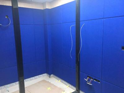 China Fiber Glass Acoustic Foam Wall Panels 600x600mm Sound Absorbing A1 Non Combustible for sale