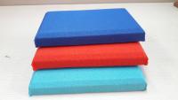 China Fiber Glass Acoustic Foam Wall Panels 600x600mm Sound Absorbing A1 Non Combustible for sale