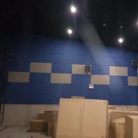China Fiber Glass Acoustic Foam Wall Panels 600x600mm Sound Absorbing A1 Non Combustible for sale