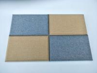 China Customized Fabric Acoustic Panel Fiber Glass Wall Panel Flame Retardant A1 Non Combustible 1200x600mm for sale