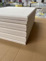 China High Density Soundproof Foam Panels Fireproof Fiber Glass Wall Panel 600x600mm for KTV for sale