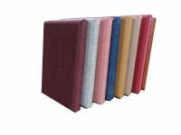 China Interior Fabric Acoustic Panel Fiber Glass Sound Proofing Wall Panel for sale