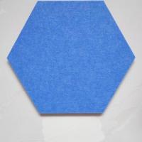 China Hexagon Polyester Fiber Acoustic Panel Eco Friendly Acoustic Felt Wall Panels for sale