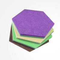 China Polyester Fiber Acoustic Felt Wall Panel Simple Acoustic Studio Panels for sale