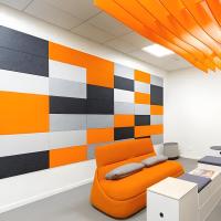China Home Decorative Polyester Fiber Acoustic Panel Durable Ceiling Acoustic Panels for sale