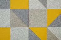 China 3D Wall Panel Durable PET Acoustic Felt Panel For Home Decoration for sale