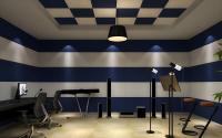 China Fireproof Polyester Fiber Acoustic Panel Sound Absorption PET Felt Acoustic Panels for sale